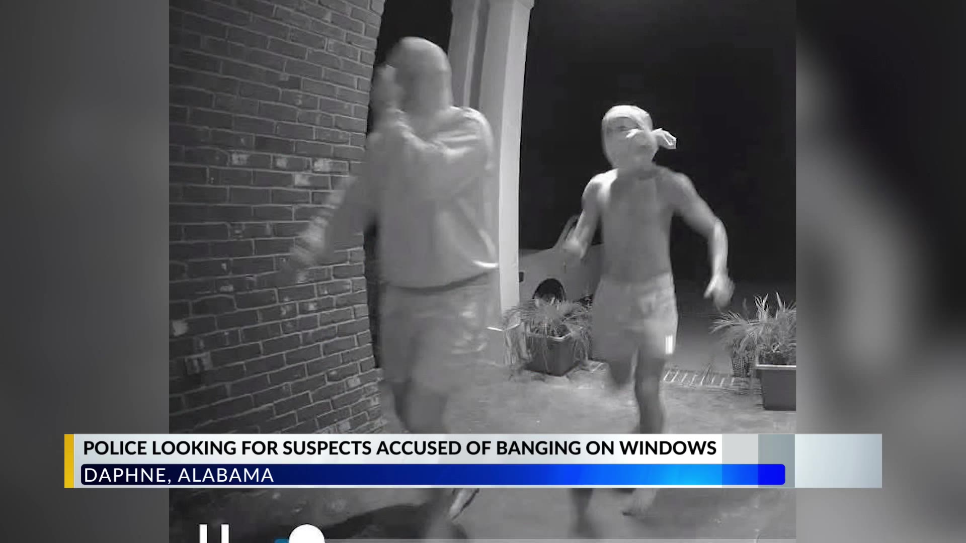 Video shows masked individuals caught on camera in dangerous prank at ...
