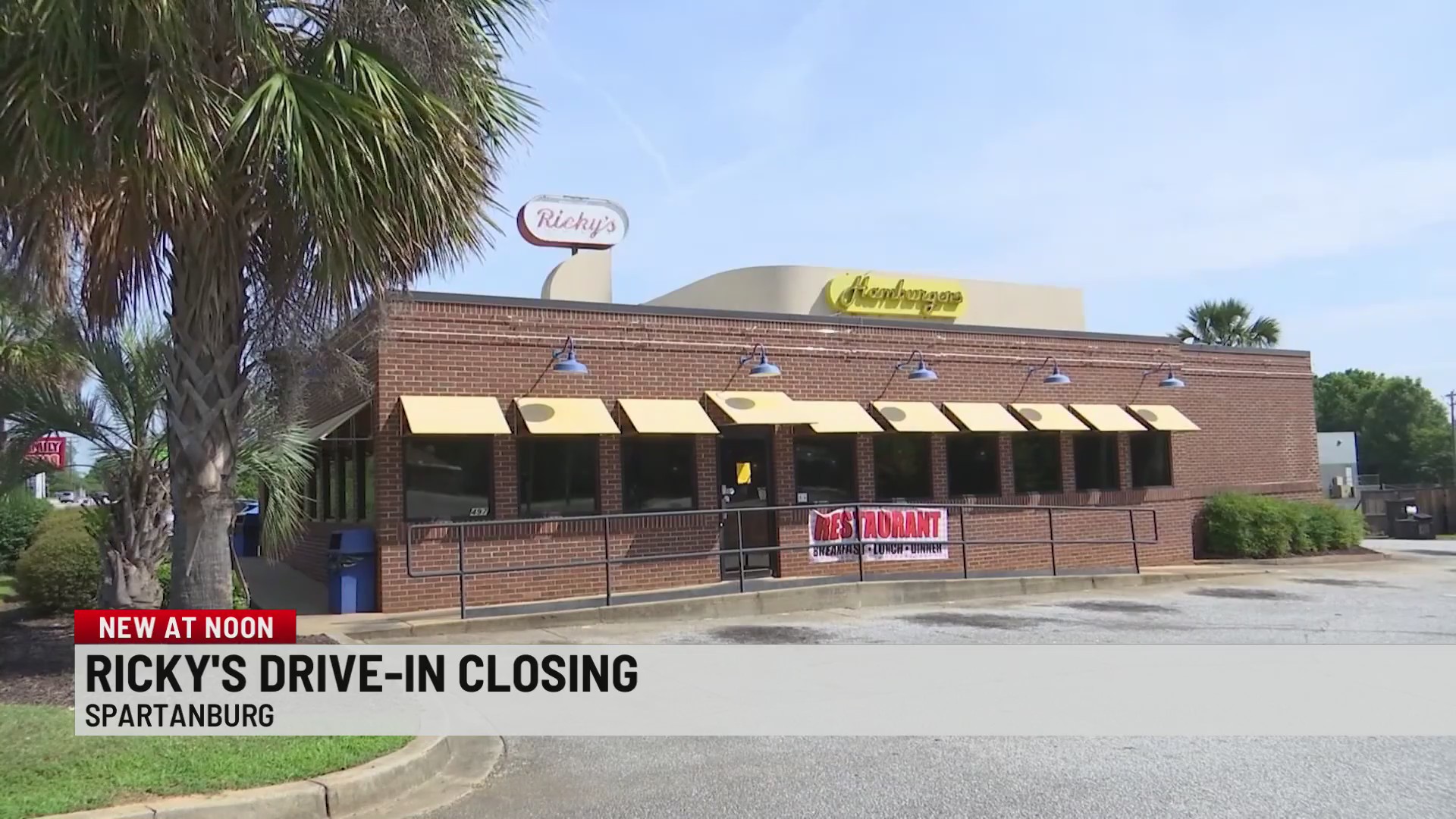 Ricky’s Drive-In announces closure – WSPA 7NEWS
