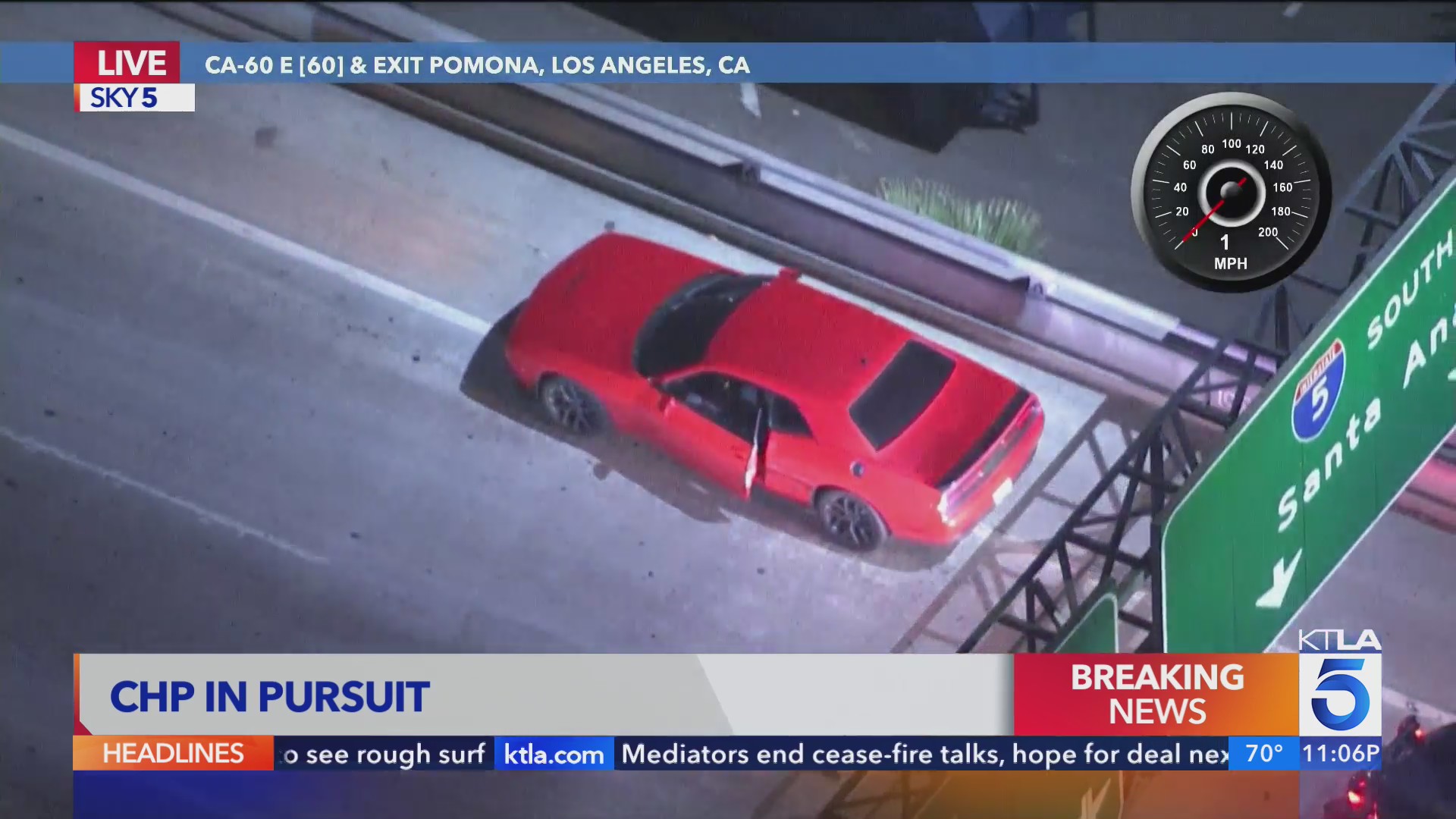 CHP officers pursue high-speed suspect driver in L.A. County – KTLA