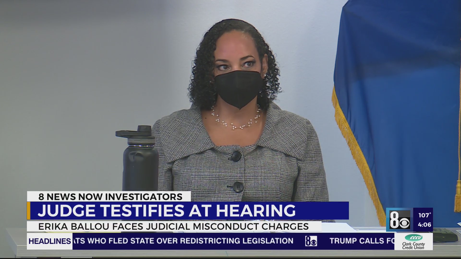 Las Vegas judge, facing discipline, defends herself at hearing – KLAS