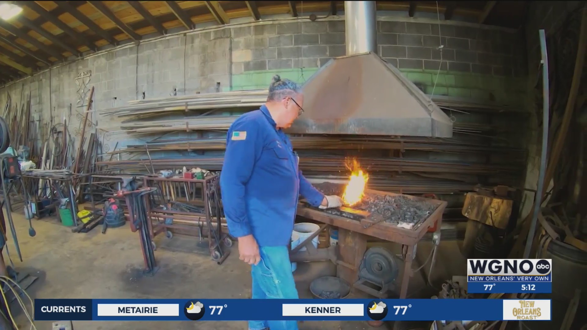 New Orleans blacksmith creates lightning rod to sit atop ‘Tiana’s Bayou ...