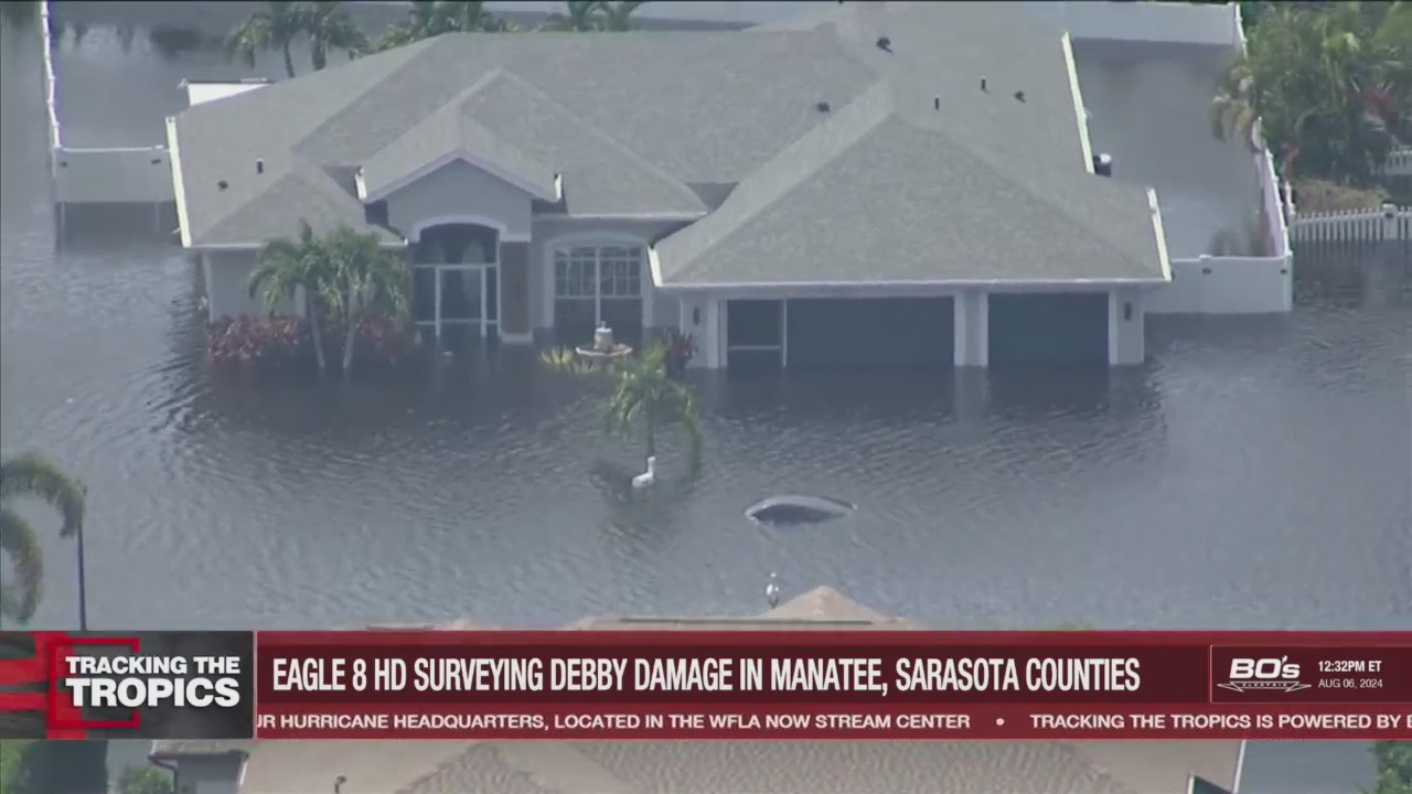 Widespread flooding in Florida from Tropical Storm Debby | Tracking the ...