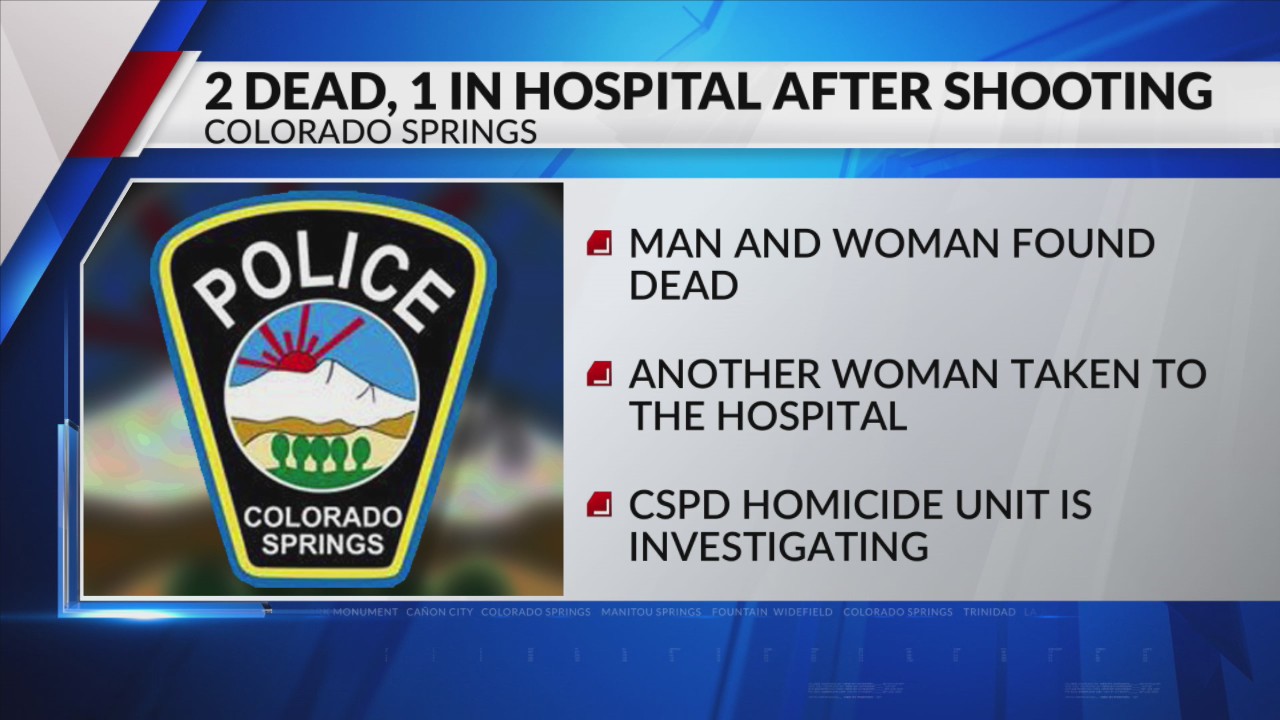 CSPD: Two dead, one in hospital after shooting – FOX21 News Colorado