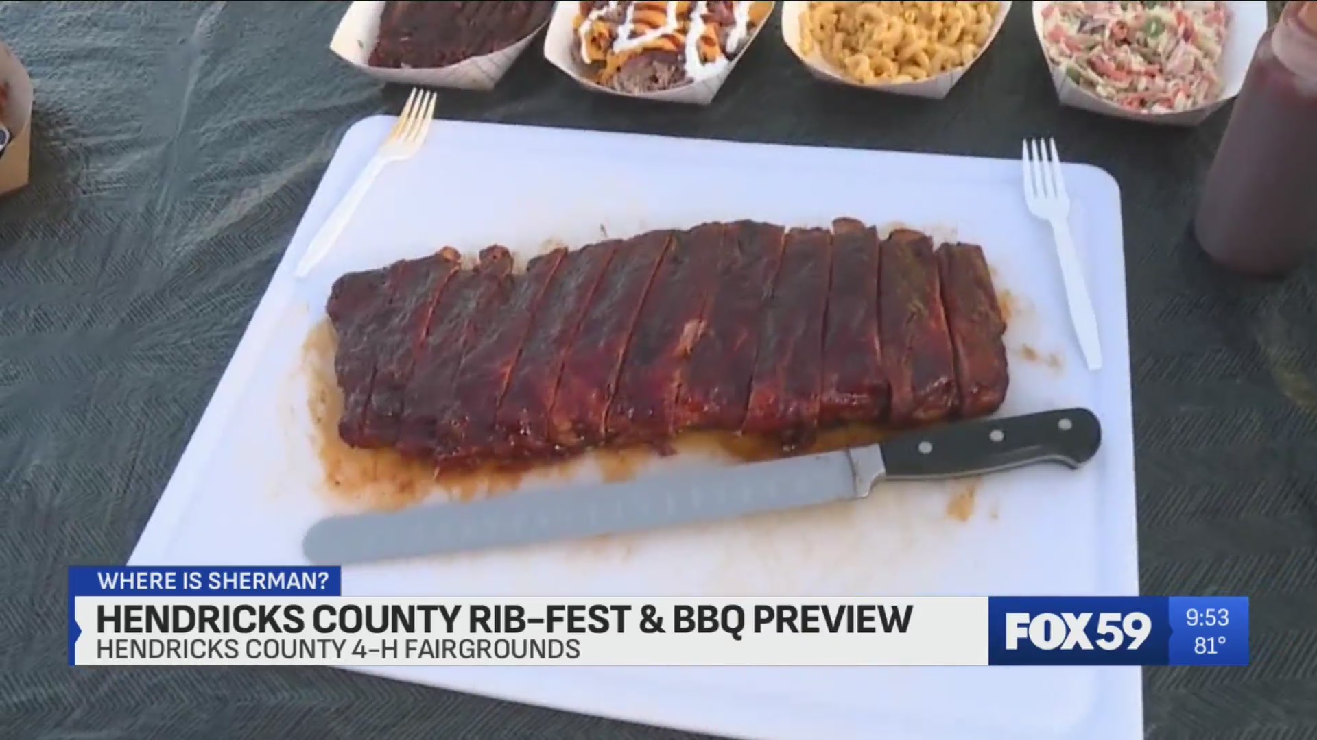 Where Is Sherman: Hendricks County Rib-Fest and BBQ, Part 3 – Fox 59