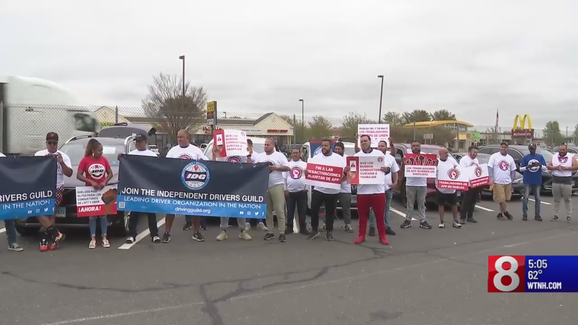 Rideshare drivers strike at Bradley International Airport – WTNH.com