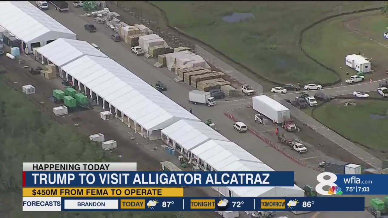 Trump to attend ‘Alligator Alcatraz’ opening – WFLA