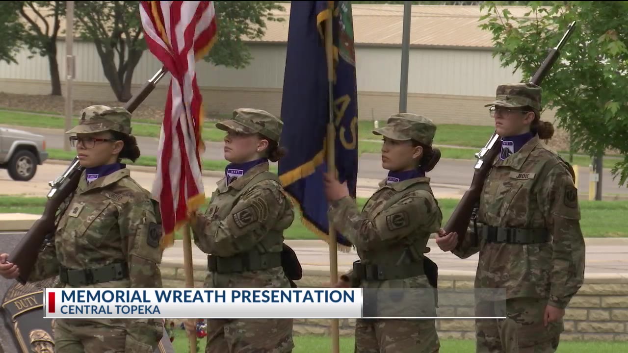 Topeka cemetery holds annual Memorial Day wreath laying ceremony – KSNT ...