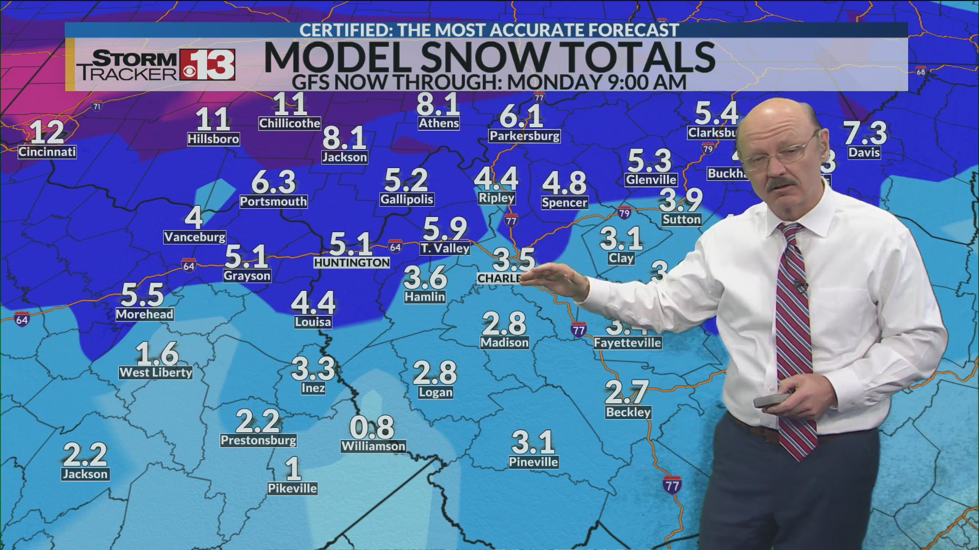 Friday 10pm EXTENDED in-depth weather update – WOWK 13 News