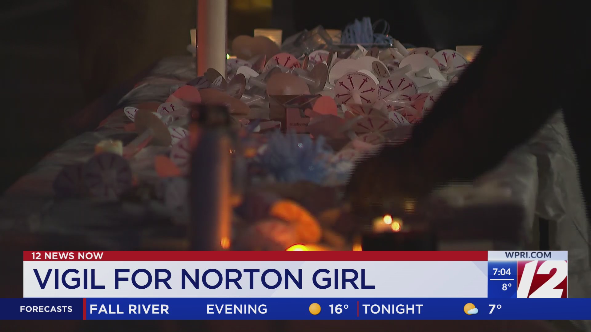 Candlelit vigil honors 6-year-old Norton girl who passed away – WPRI.com