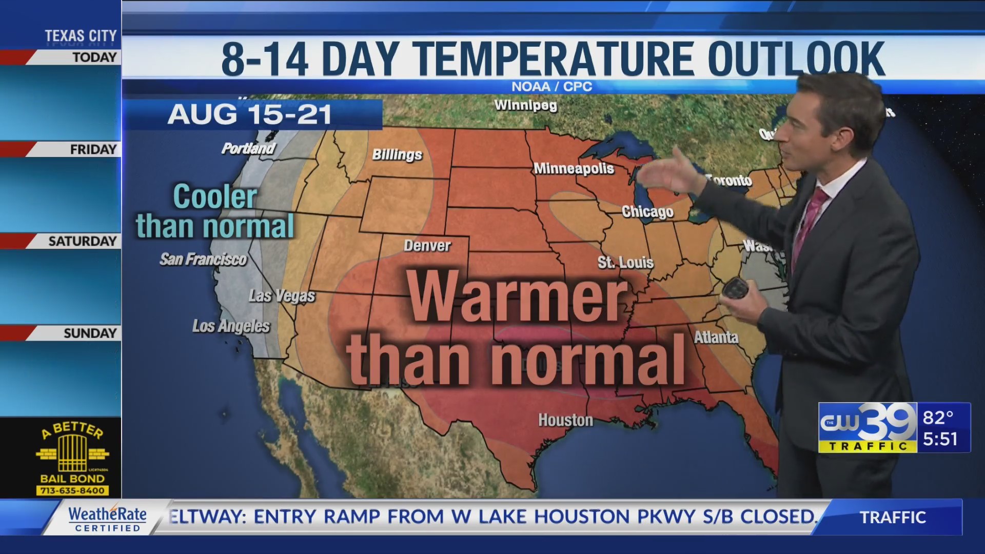 Heat wave holds for the foreseeable future – CW39 Houston