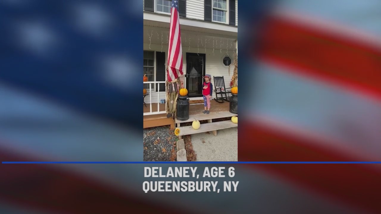 Delaney gives us our daily Pledge of Allegiance! – NEWS10 ABC