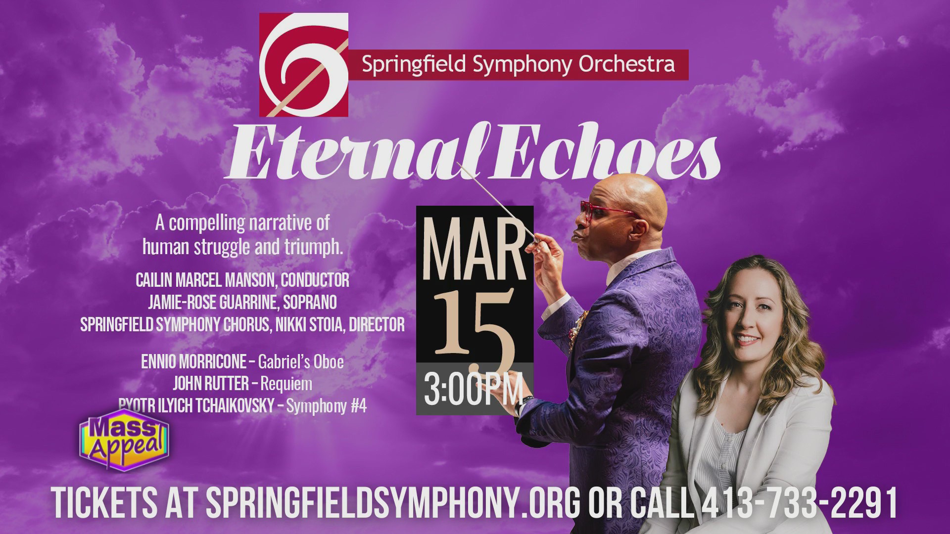 Mass Appeal Springfield Symphony Orchestra presents ‘Eternal Echoes’ – WWLP