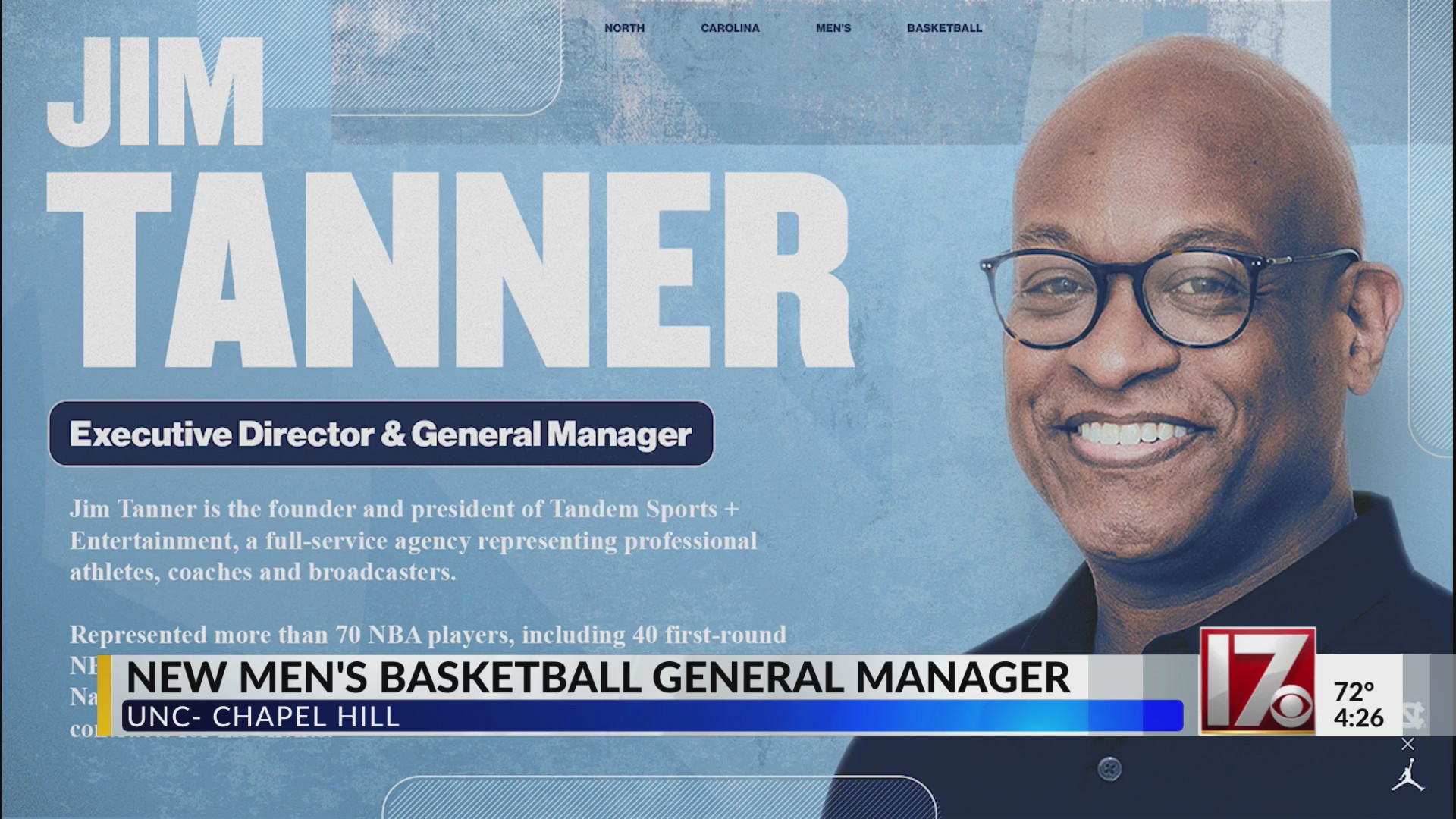 New general manager for UNC men’s basketball – CBS17.com