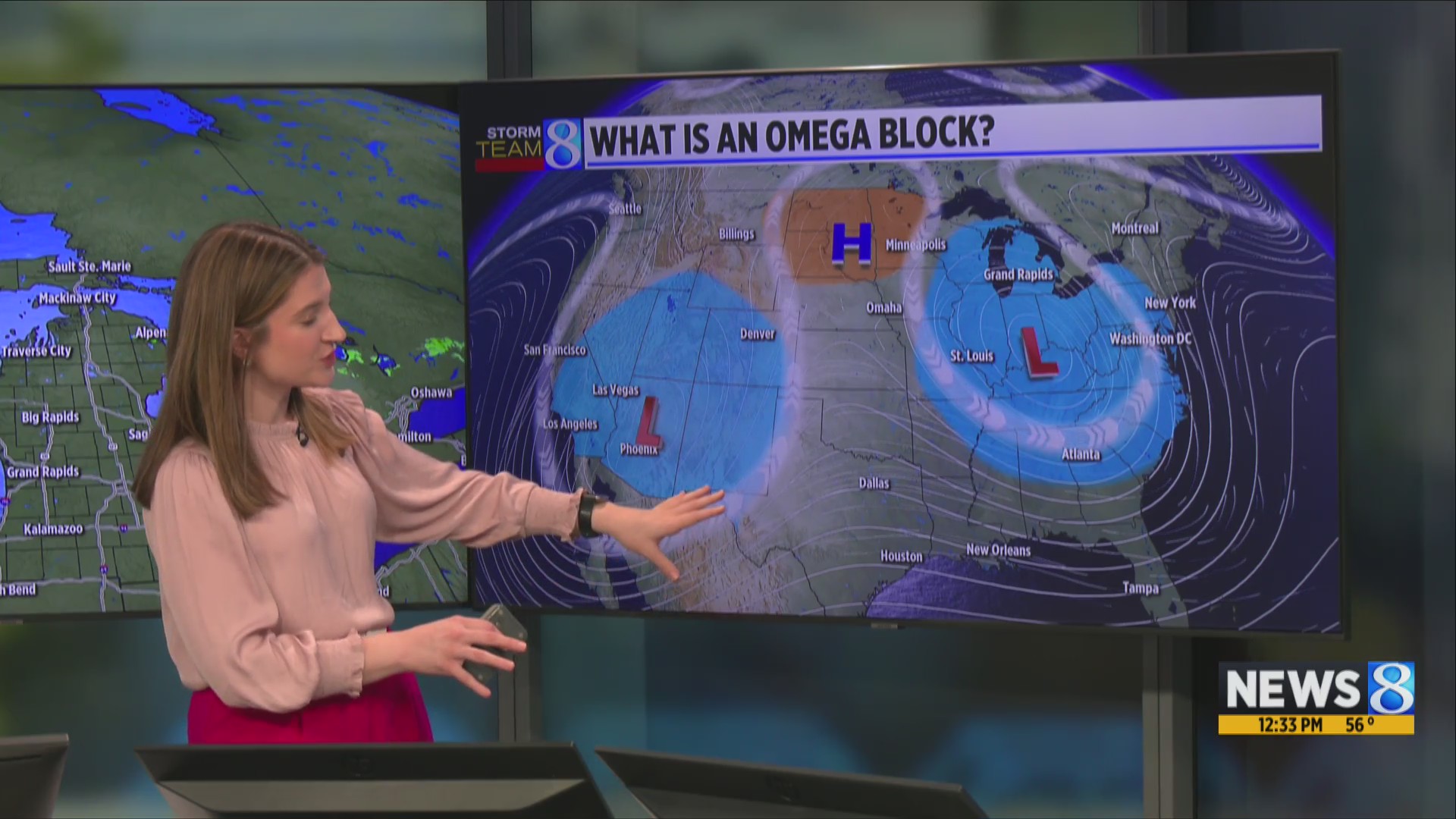 Omega block pattern continues to trigger rain chances in Michigan ...