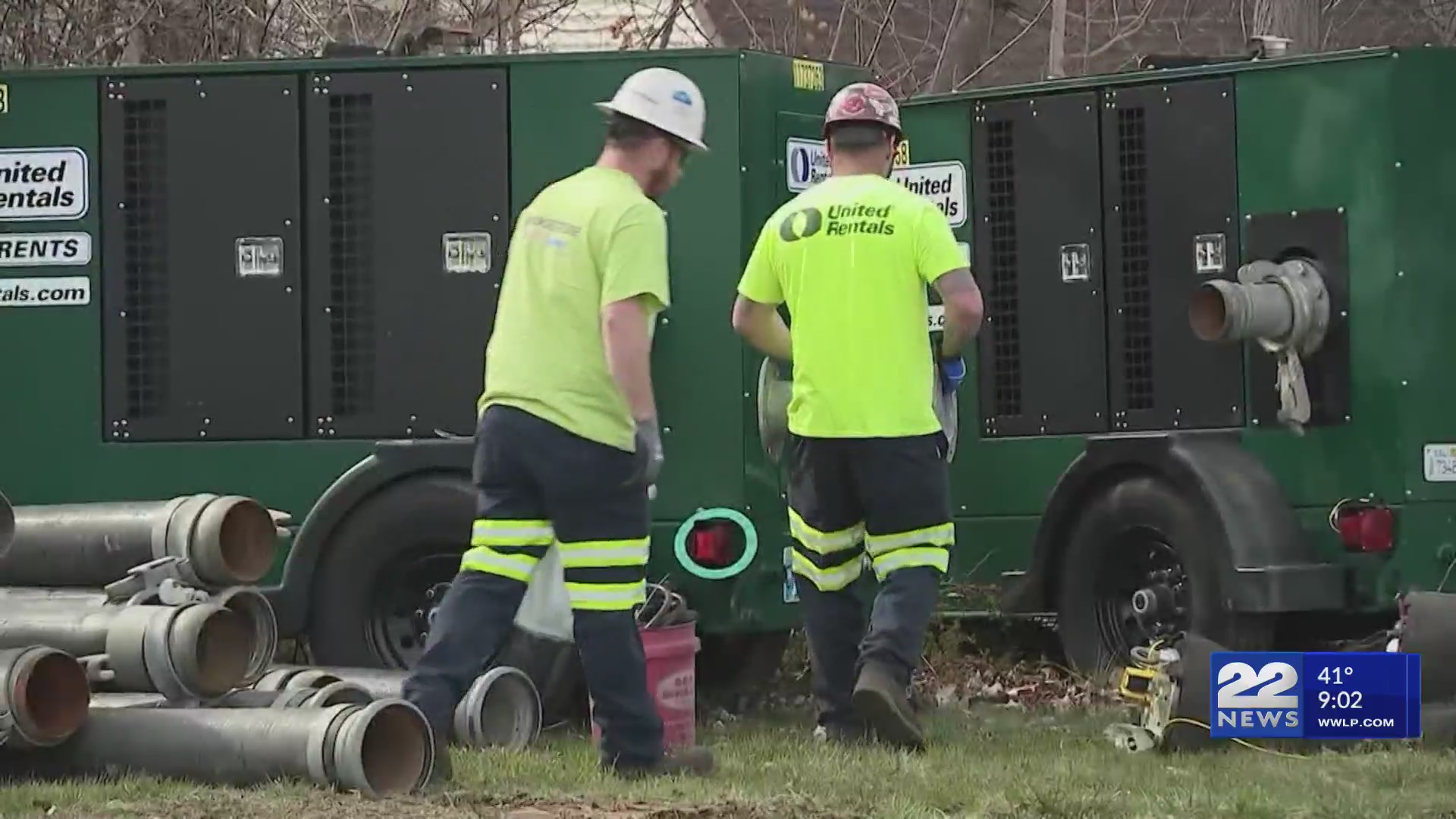 Sewer line break in East Windsor discharging raw sewage into ...