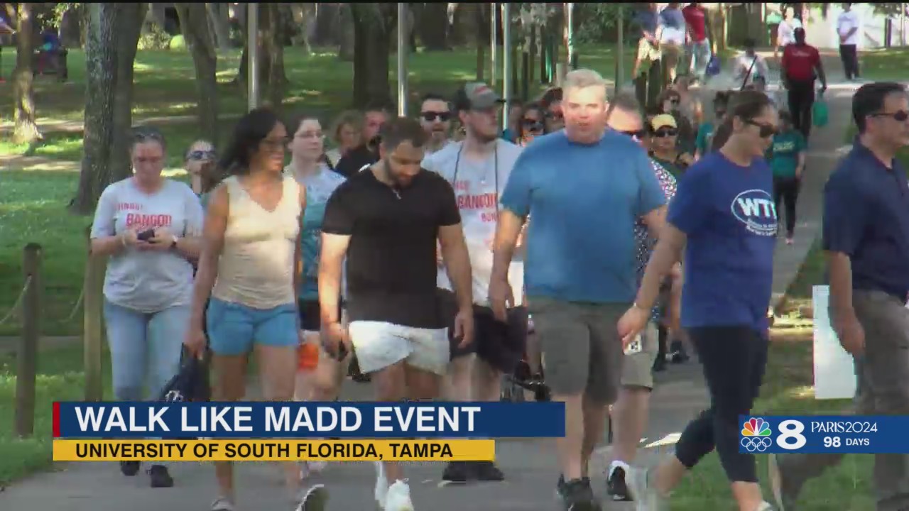 More than 100 people walk to help end drunk driving – WFLA