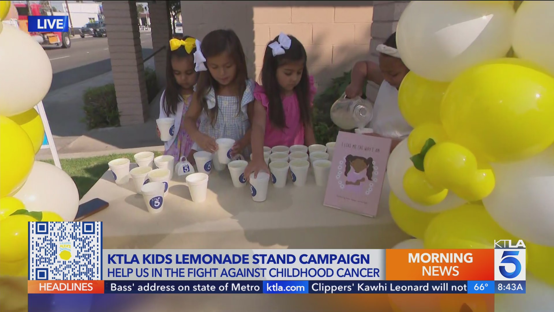 KTLA’s Kids Lemonade Stand Campaign: Helping Fight Childhood Cancer – KTLA