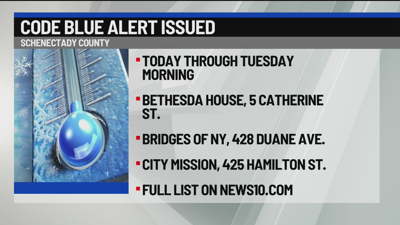 Code Blue alert issued – NEWS10 ABC