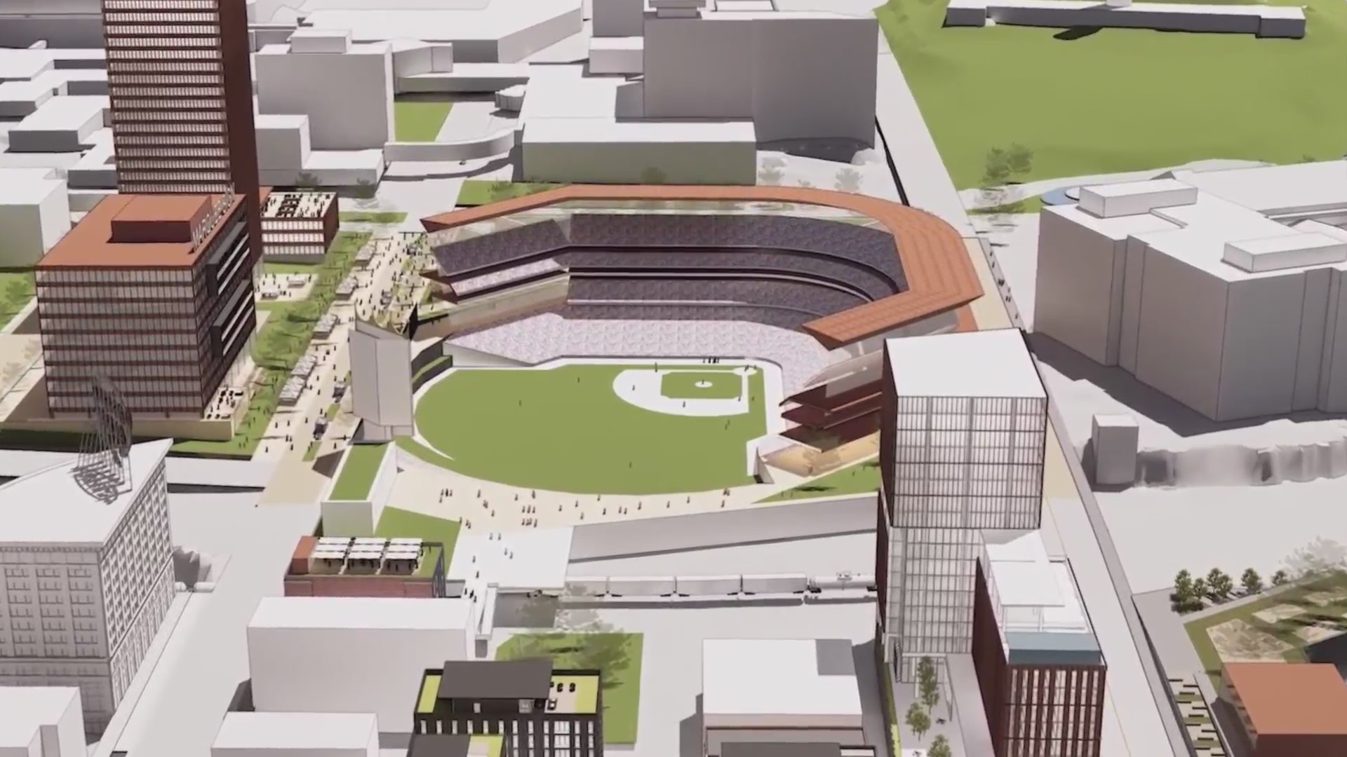 Local developers release new 3D photos showing Kauffman Stadium near ...