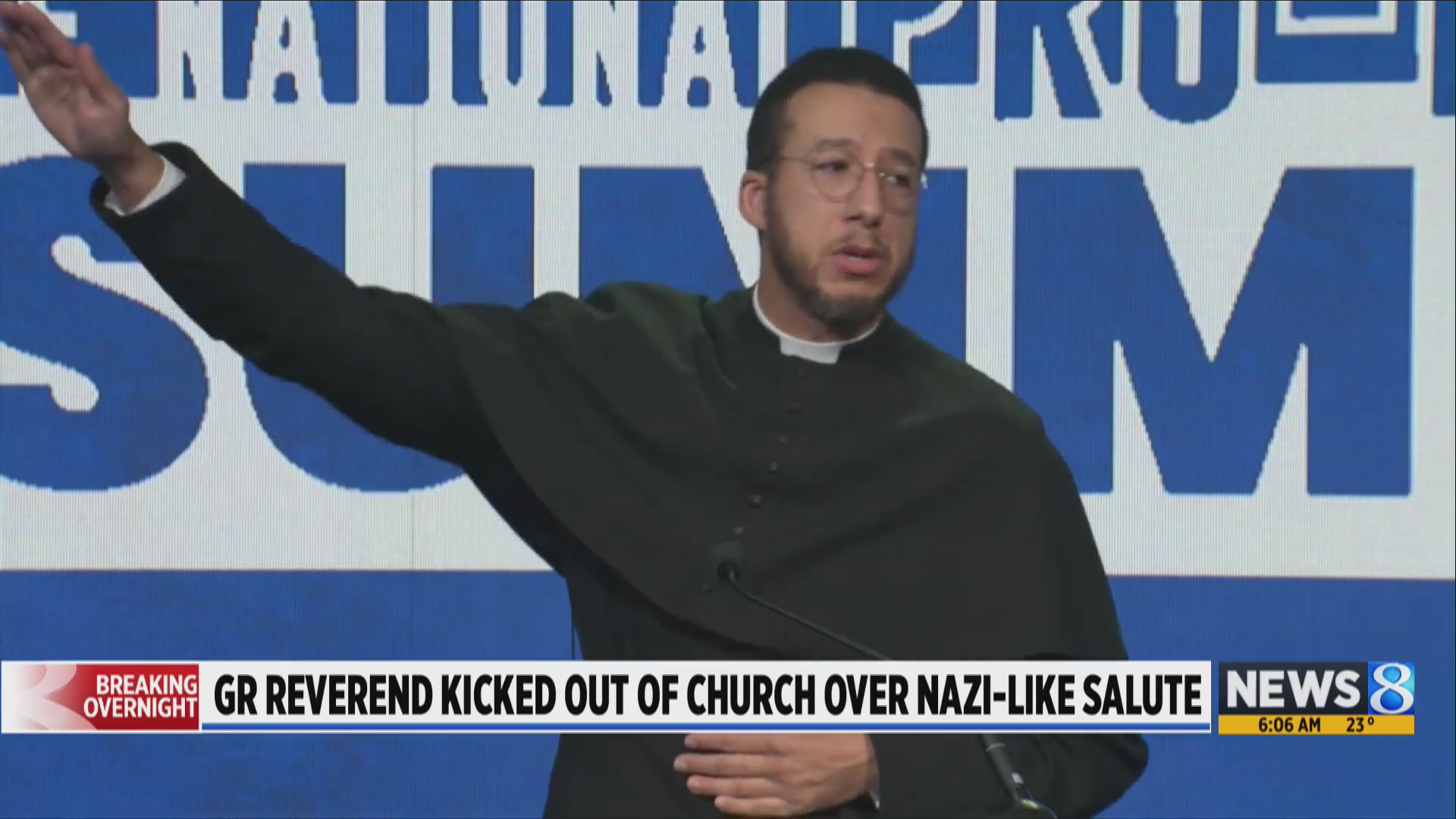GR reverend kicked out of church over Nazi-like salute – WOODTV.com