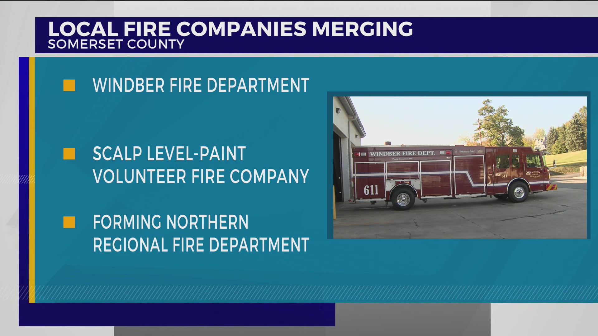 Windber and Scalp Level-Paint fire companies merge to form Northern ...