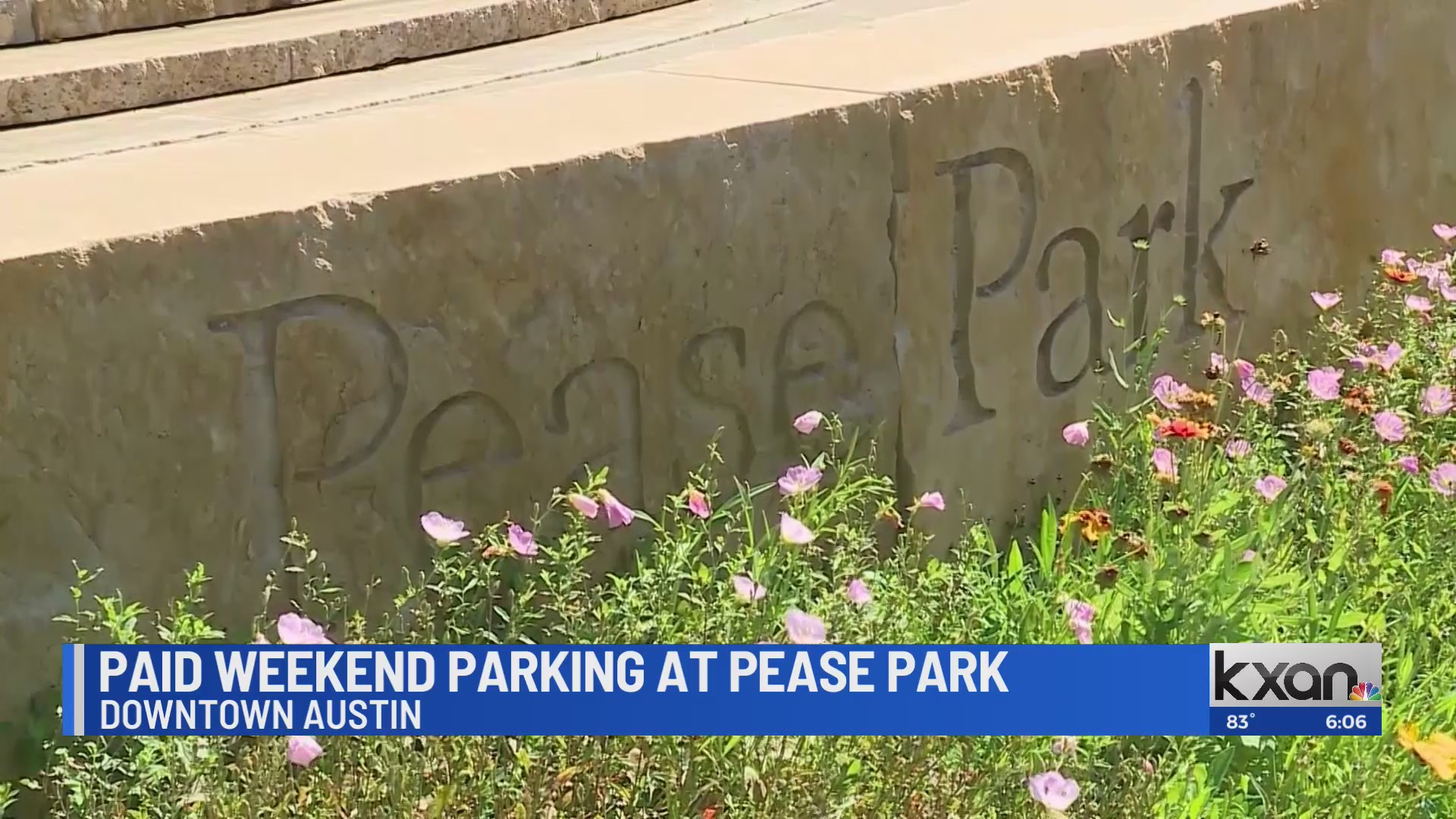 City installs new paid parking areas at Pease Park – KXAN Austin