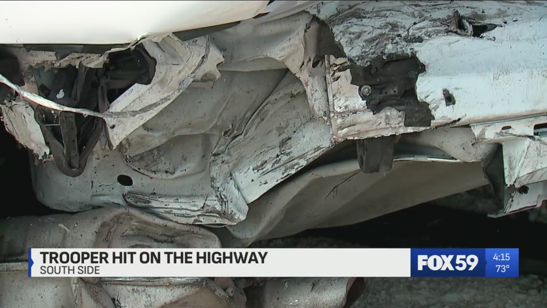 State trooper injured in crash on I-65 by suspected drunk driver – Fox 59