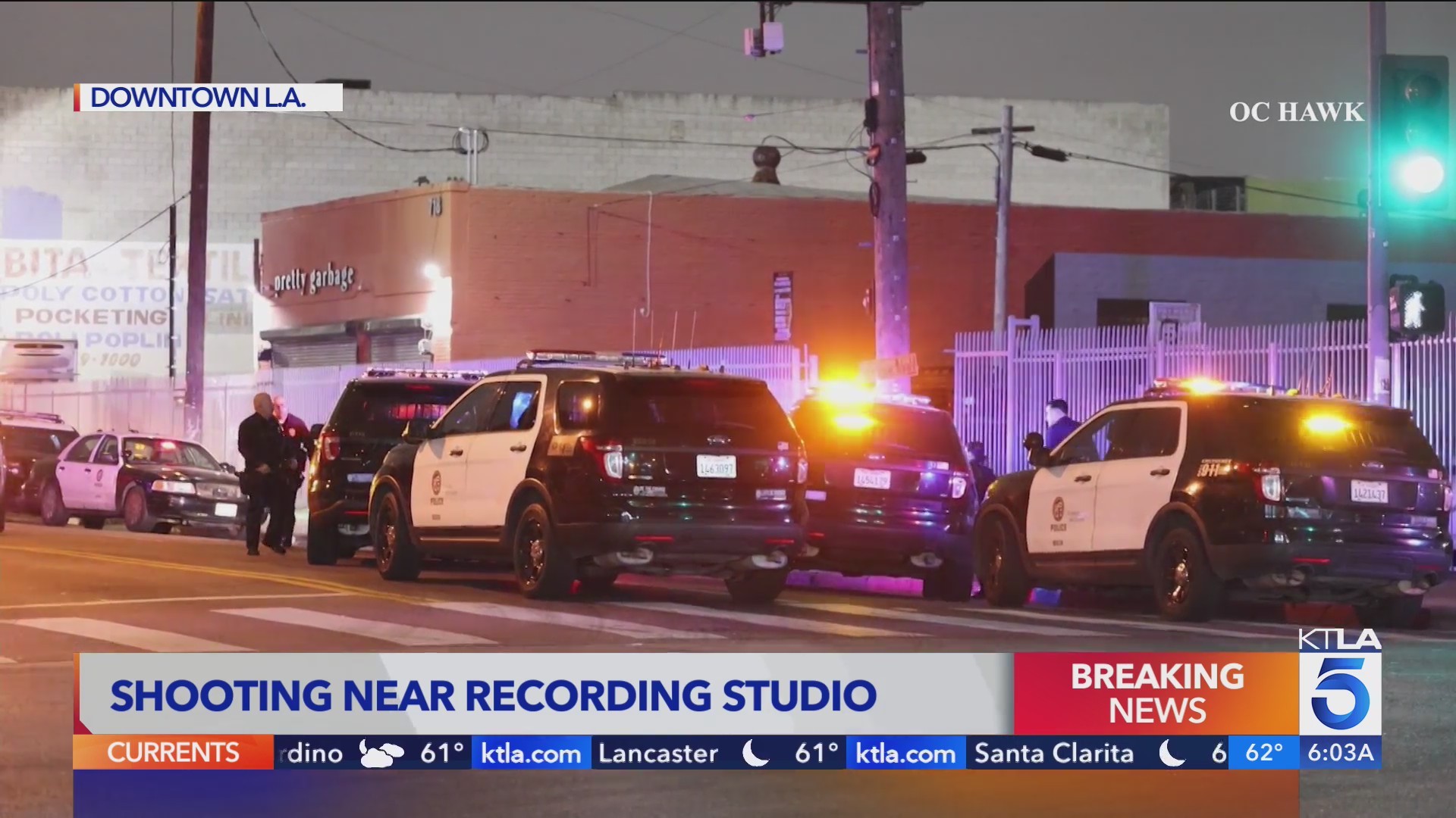 Police investigating after shots fired inside crowded recording studio ...