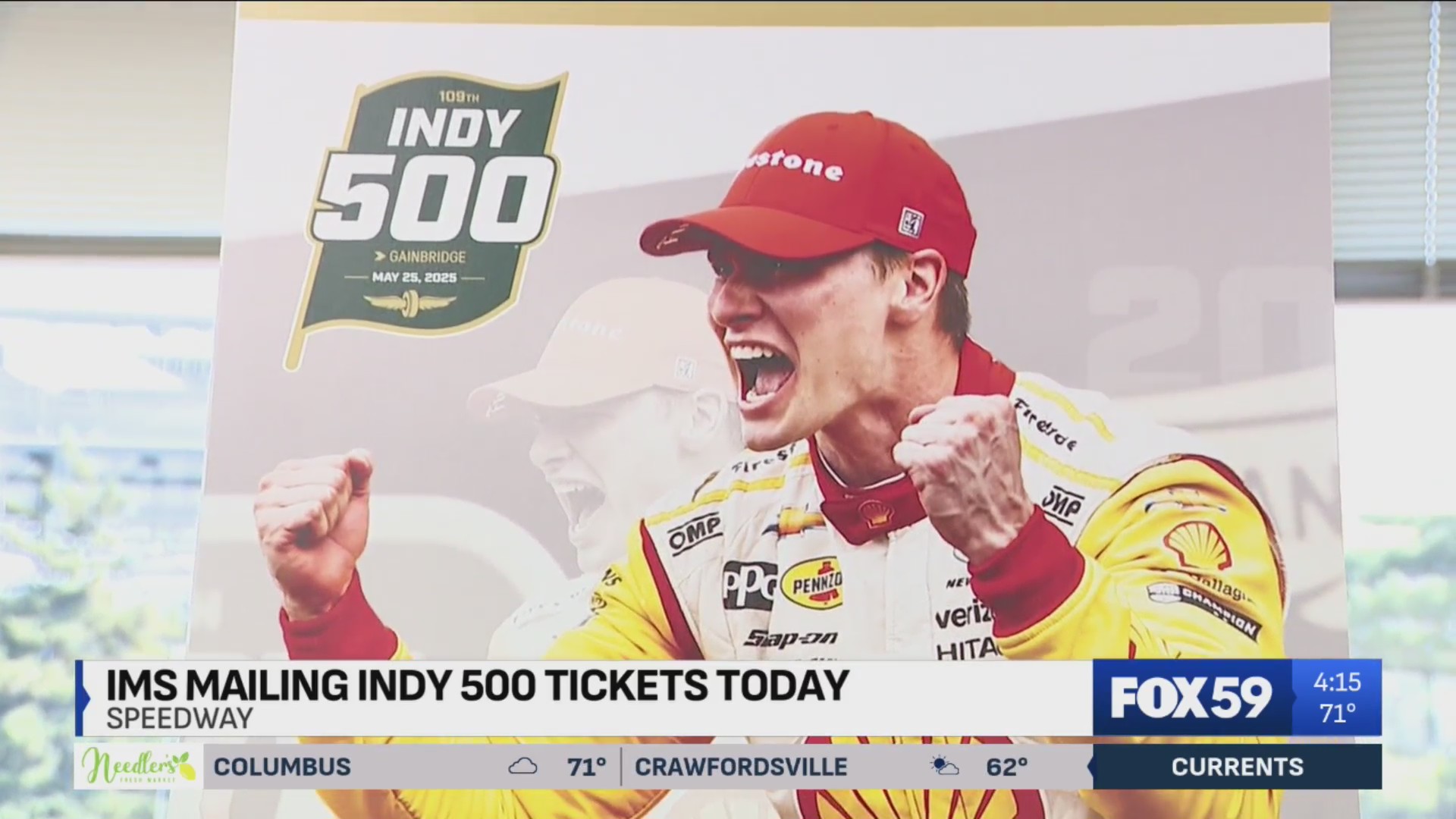 IMS mails out tickets to the 2025 Indy 500 – Fox 59