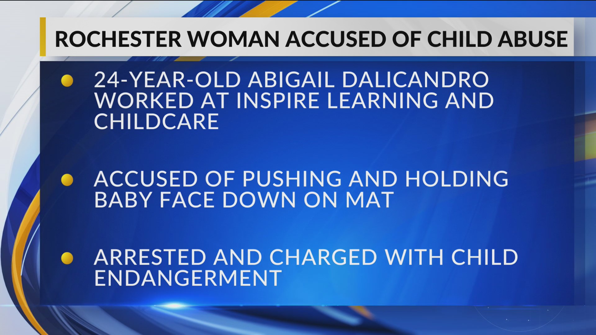 Walworth daycare worker arrested on child endangerment charges ...