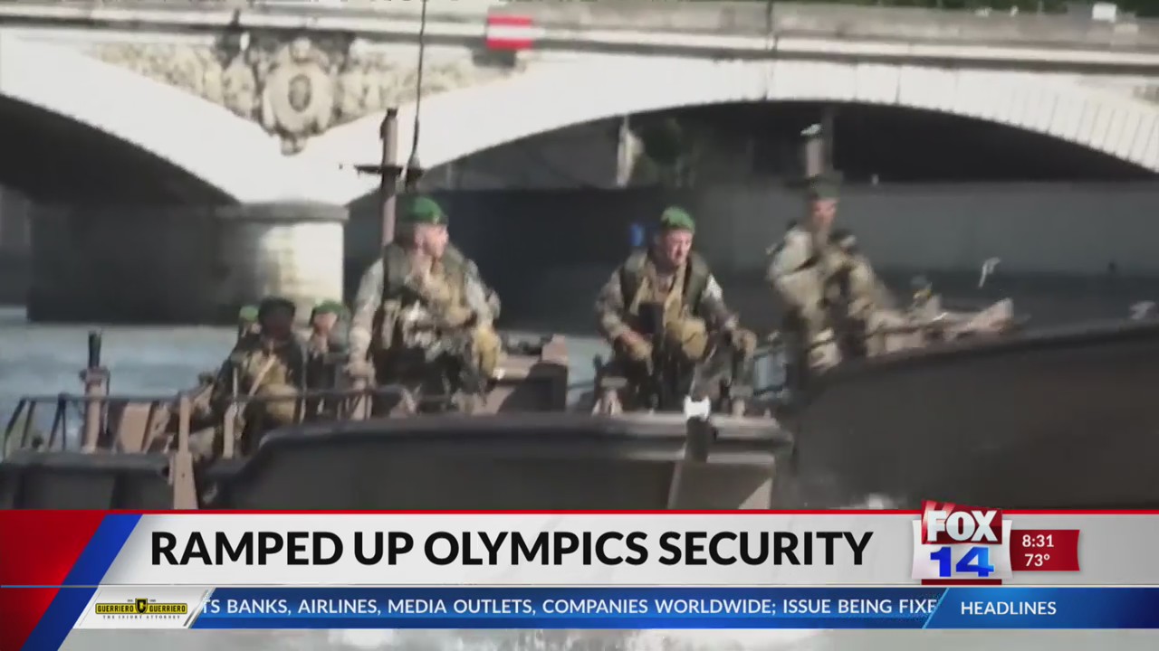Fox 14 Your Morning News: Security for the 2024 Olympics is ramping up ...