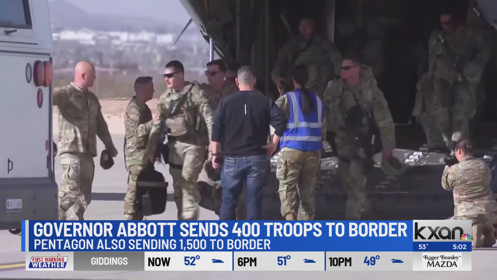 Over 400 Texas Tactical Border Force soldiers deploying to border ...