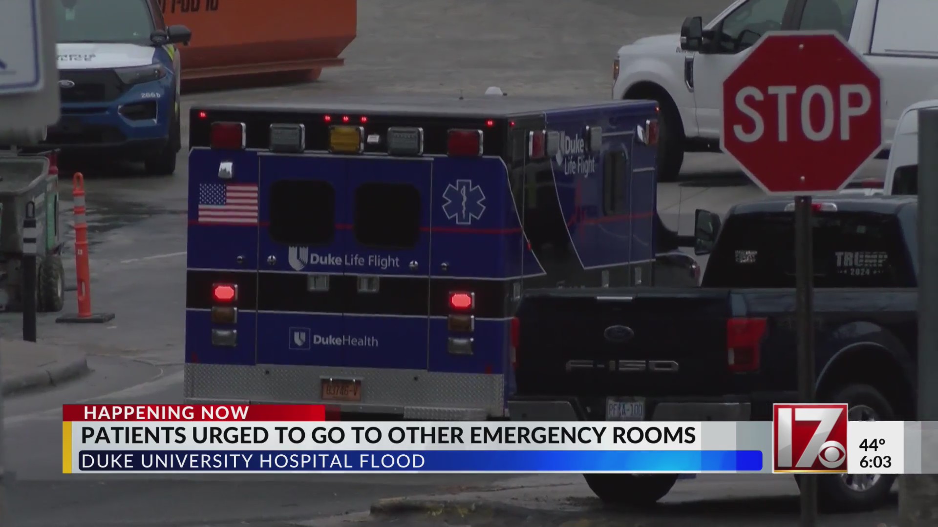 Duke University Hospital experiences flooding – CBS17.com