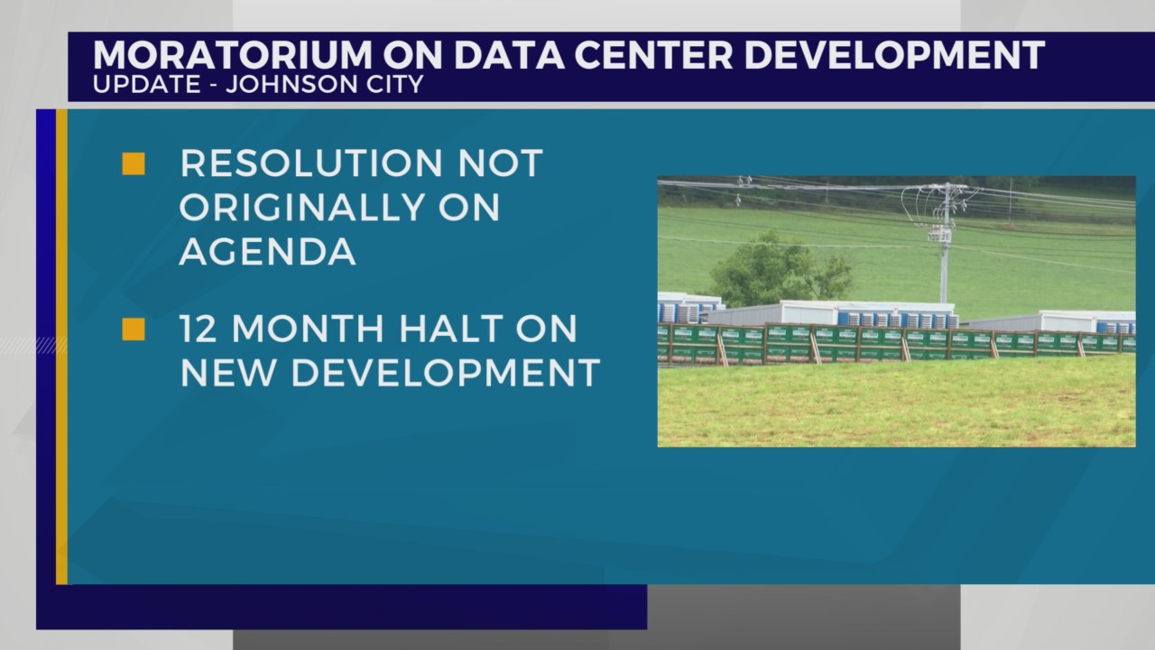 Johnson City Commission approves moratorium on data centers – WJHL ...