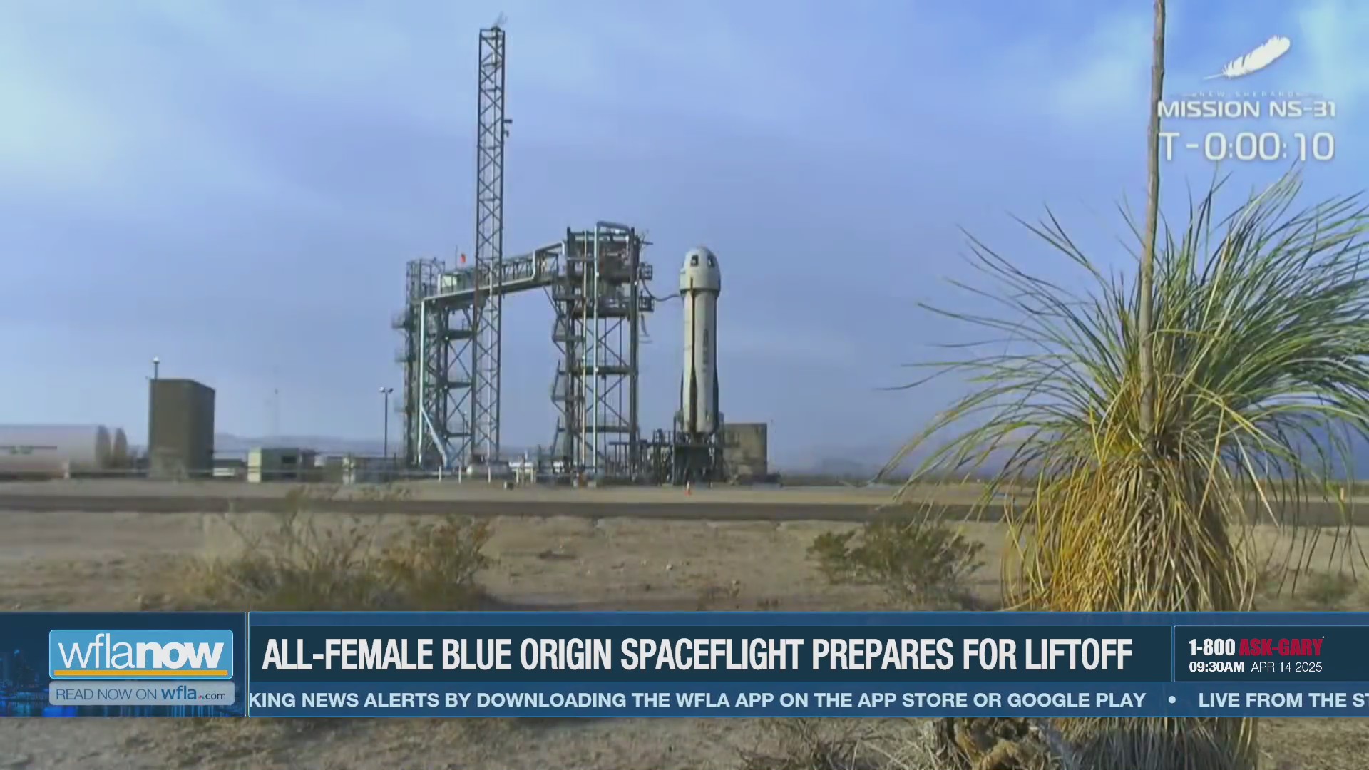 First all-female Blue Origin spaceflight launches from Texas – WFLA