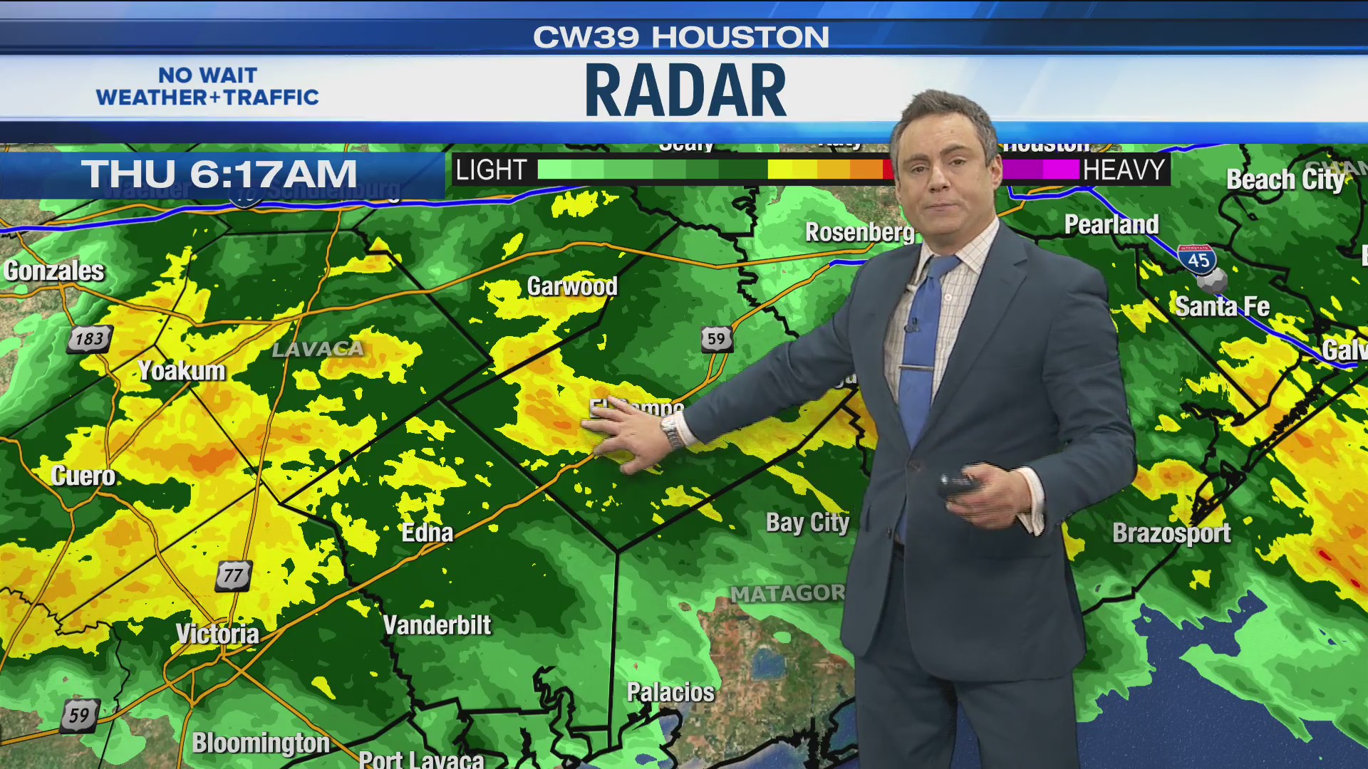 RADAR: Houston prepares for storms with 70% chance of rain in SE Texas ...