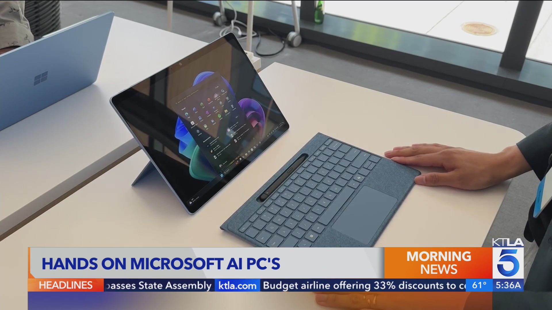 Here’s a look at Microsoft’s new AI computers – KTLA