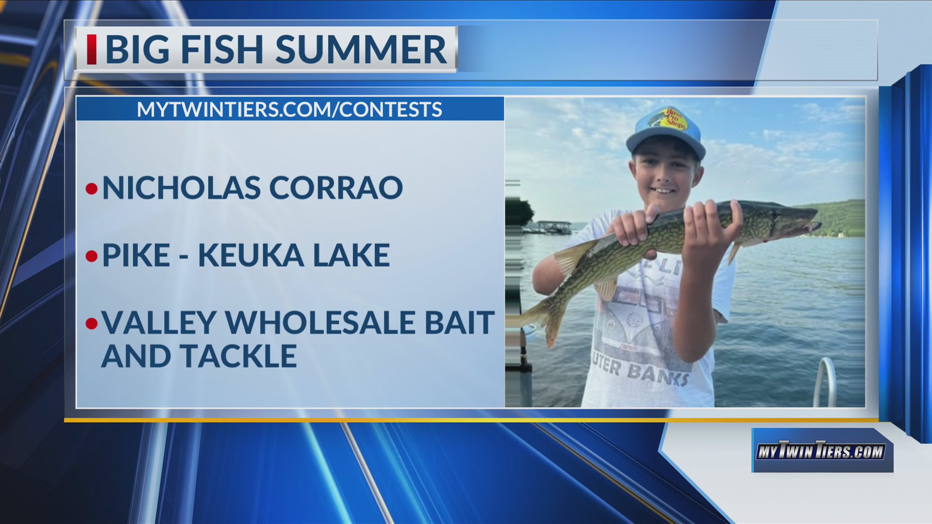 Big Fish Summer – Nicholas Corrao’s pike from Keuka Lake – WETM ...