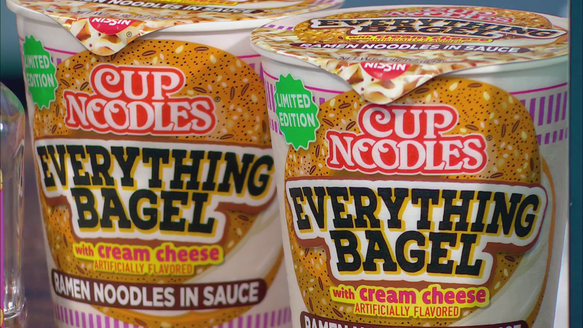 Try out viral Everything Bagel with Cream Cheese Cup Noodles ...