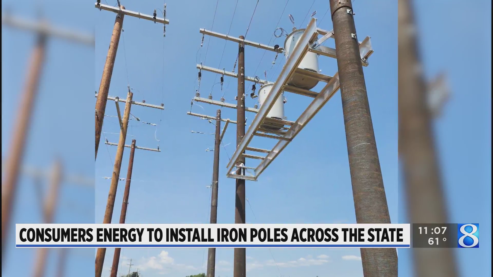 Consumers Energy to install iron poles throughout the state – WOODTV.com