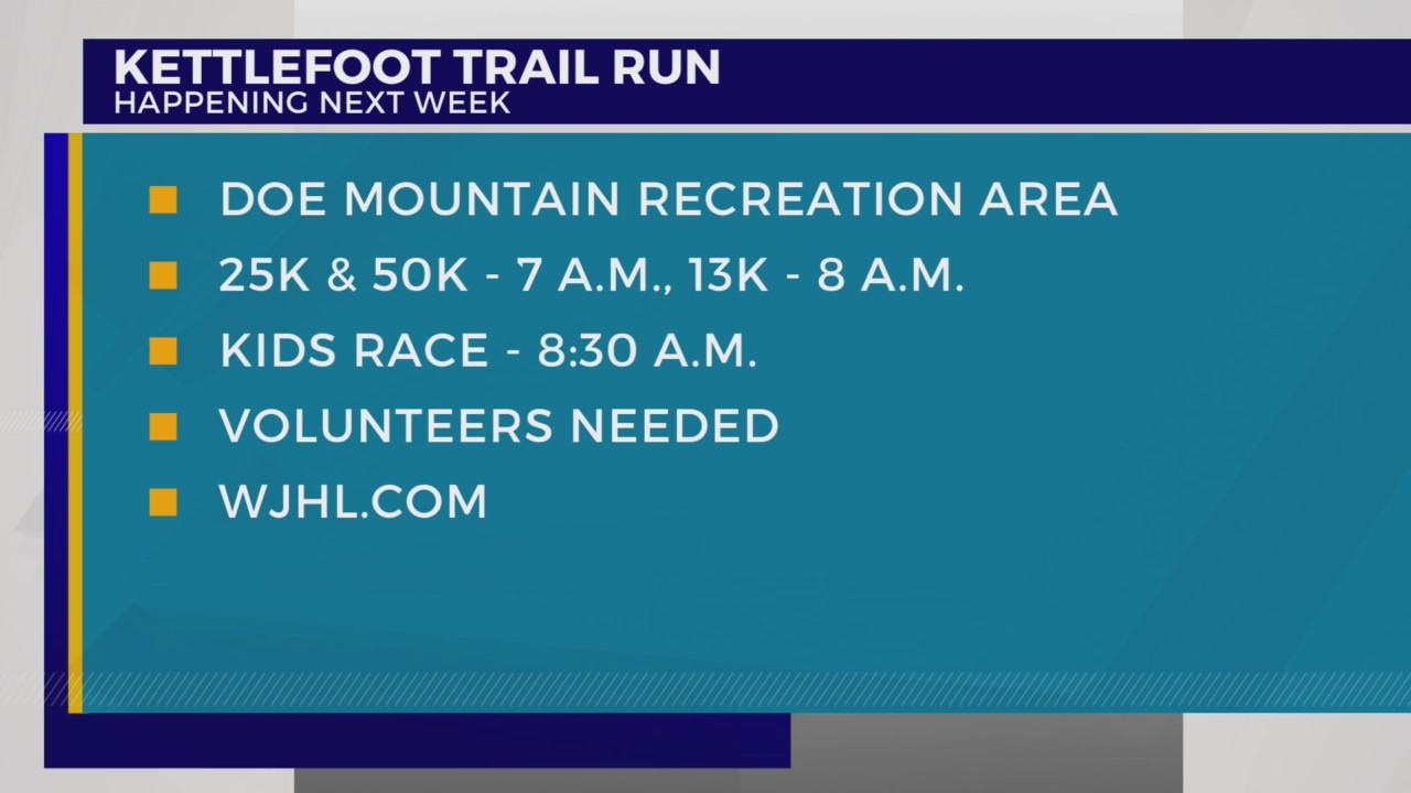 Doe Mountain Recreation Area holding Kettlefoot Trail Run after Helene ...