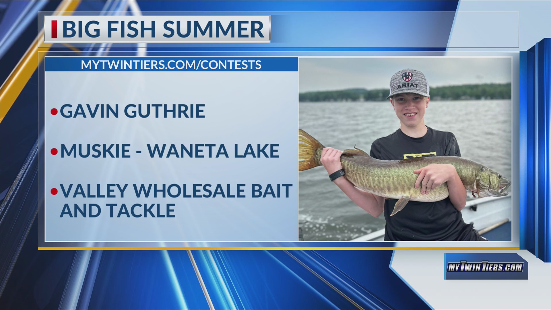 Big Fish Summer – Gavin Guthrie’s muskie from Waneta Lake – WETM – MyTwinTiers.com
