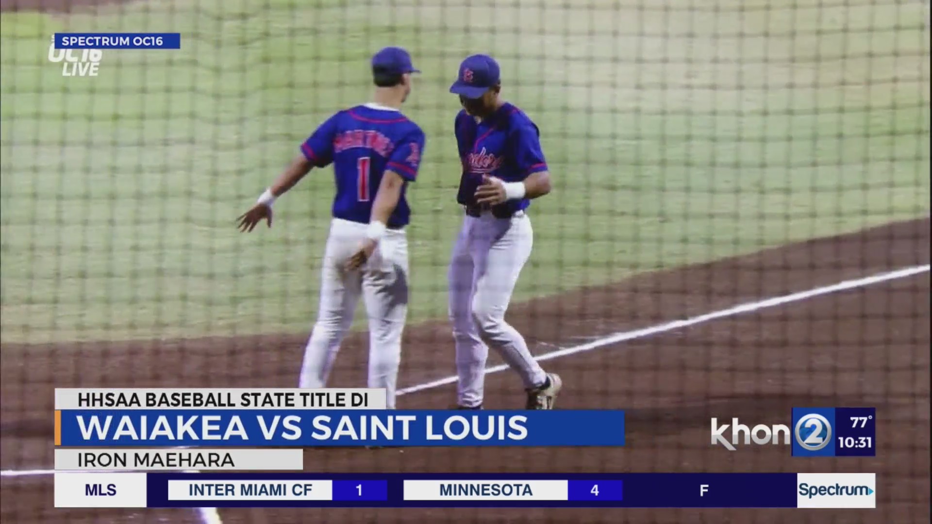 Saint Louis Crusaders win HHSAA DI Baseball State Title – KHON2