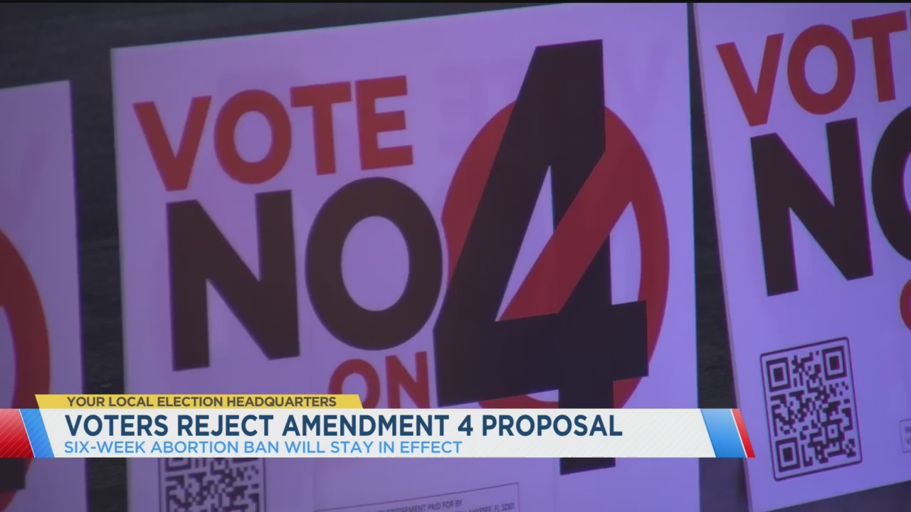 Florida voters reject Amendment 4 proposal – WFLA