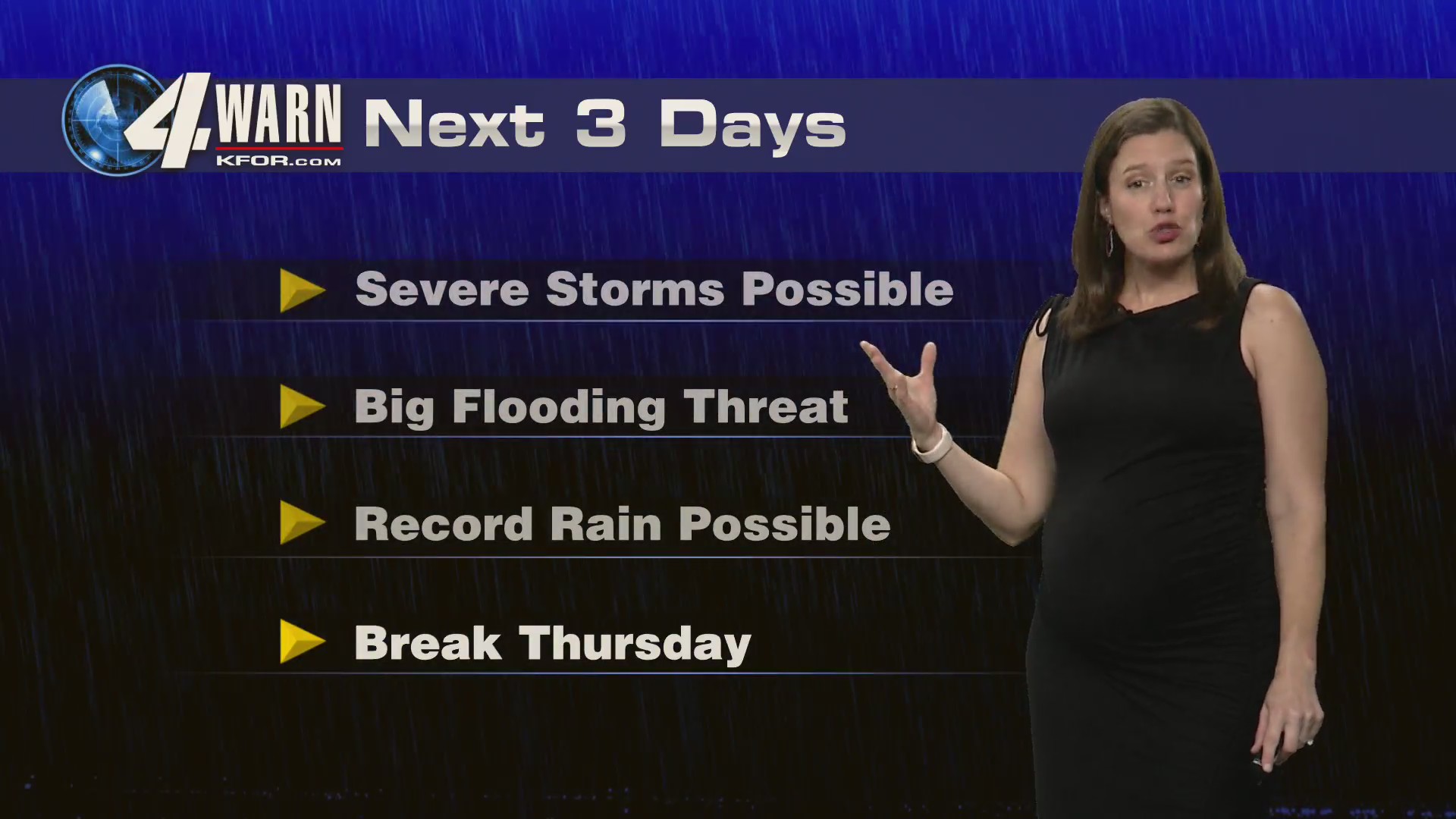 Emily Sutton details the severe weather and flooding risk through ...