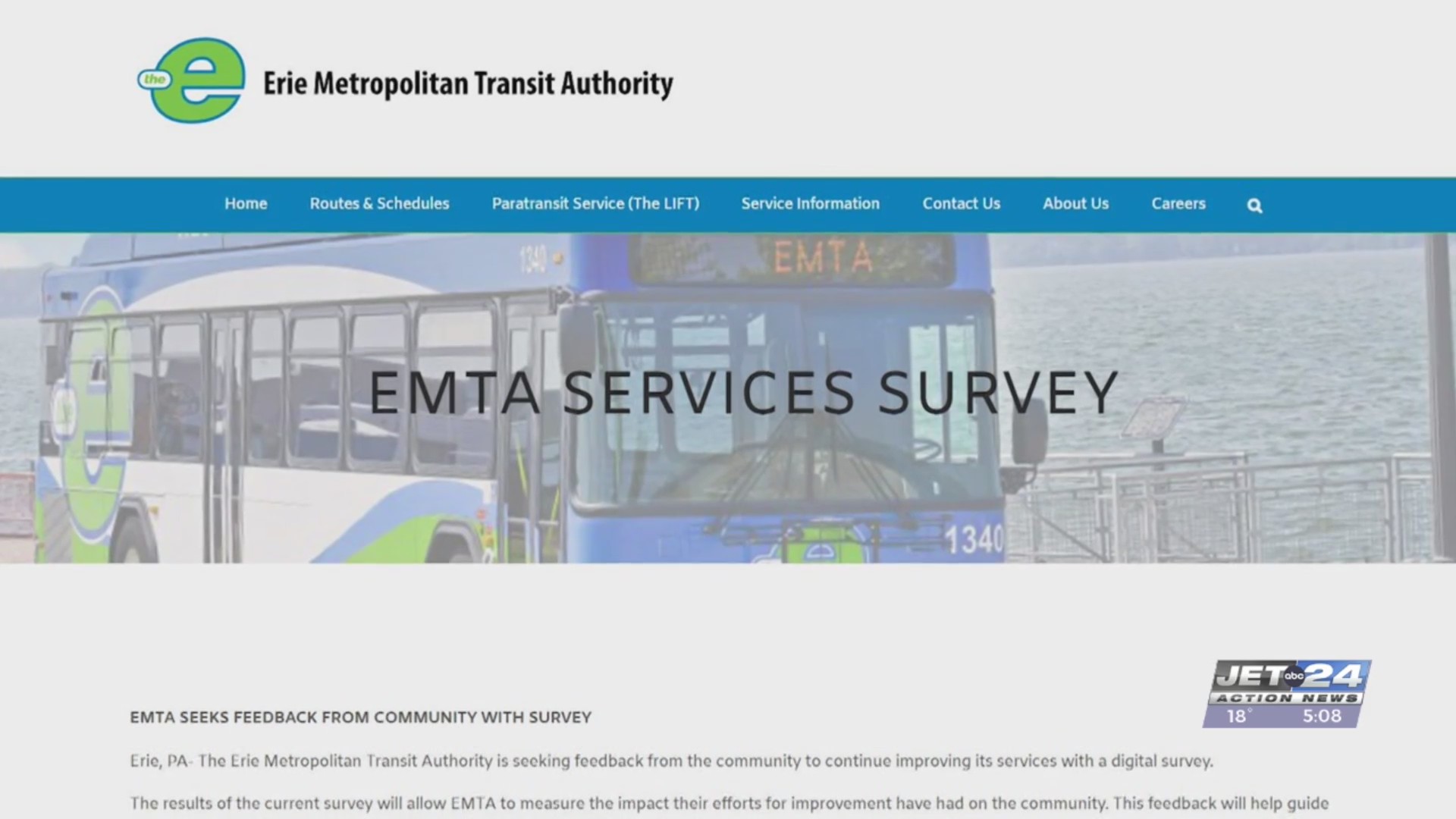 EMTA hosting online survey to gather public opinion, demographic ...