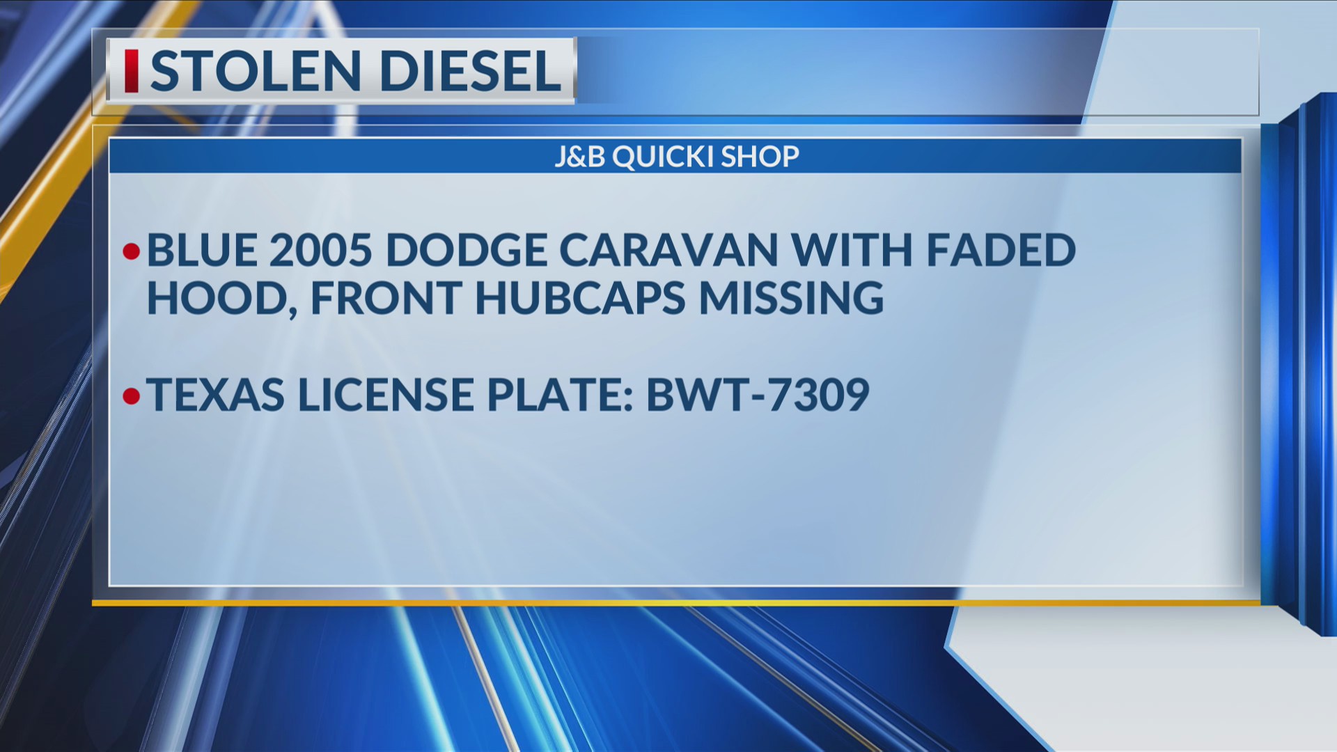 Randall County Sheriff’s Office searching for alleged fuel thief – KAMR ...