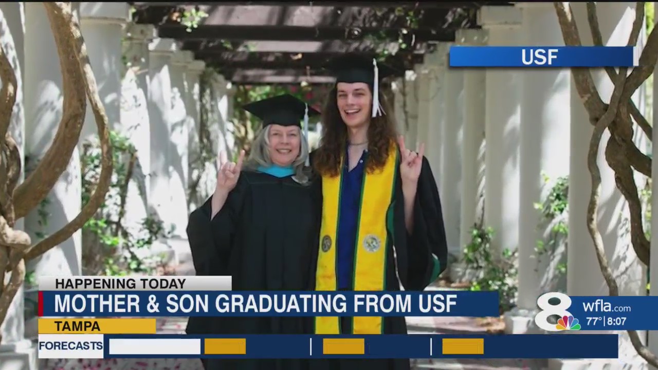 Mother and son set to graduate USF together – WFLA