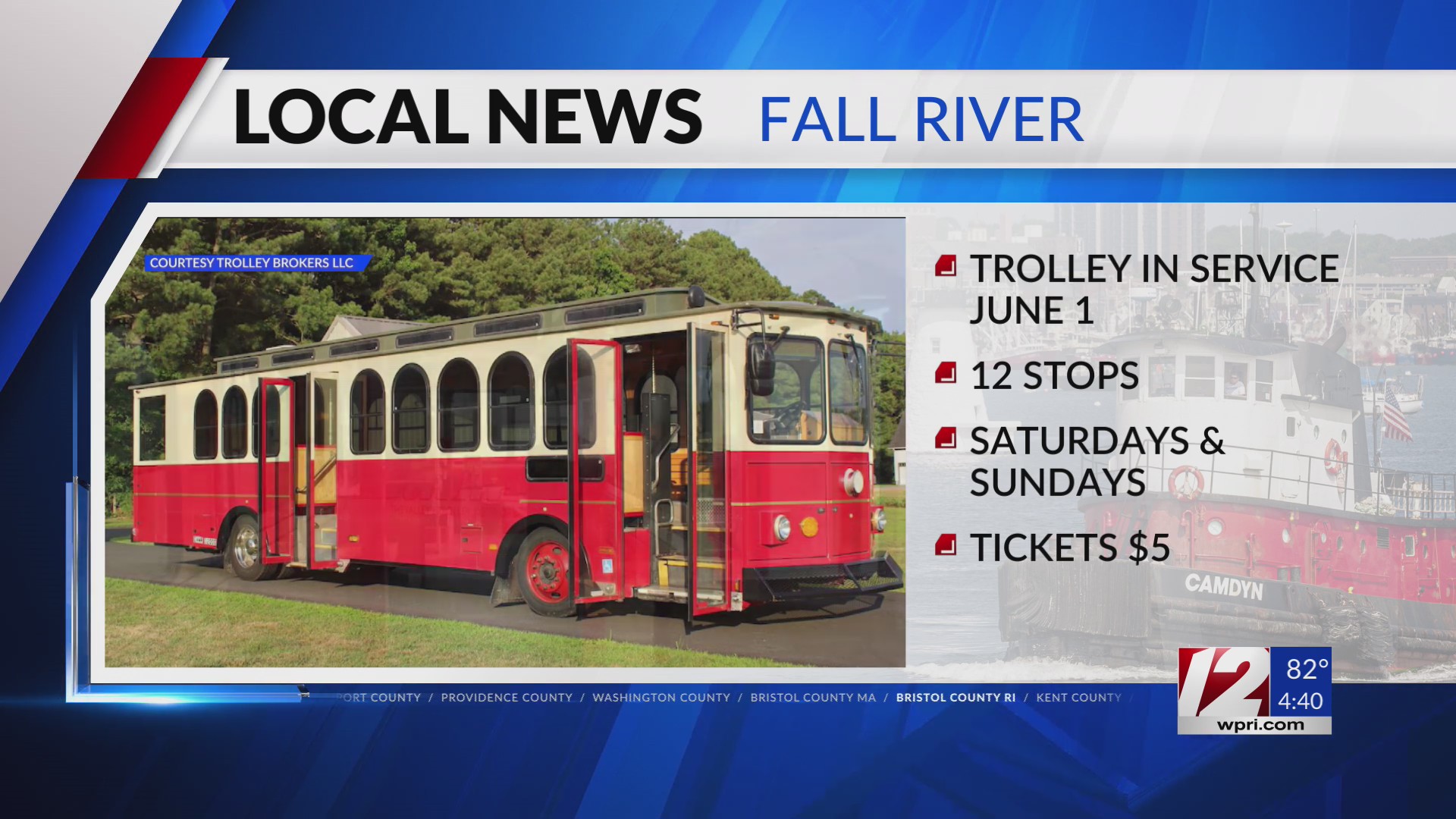 Local News Wrap: Fall River Trolley and RIPTA changes – WPRI.com