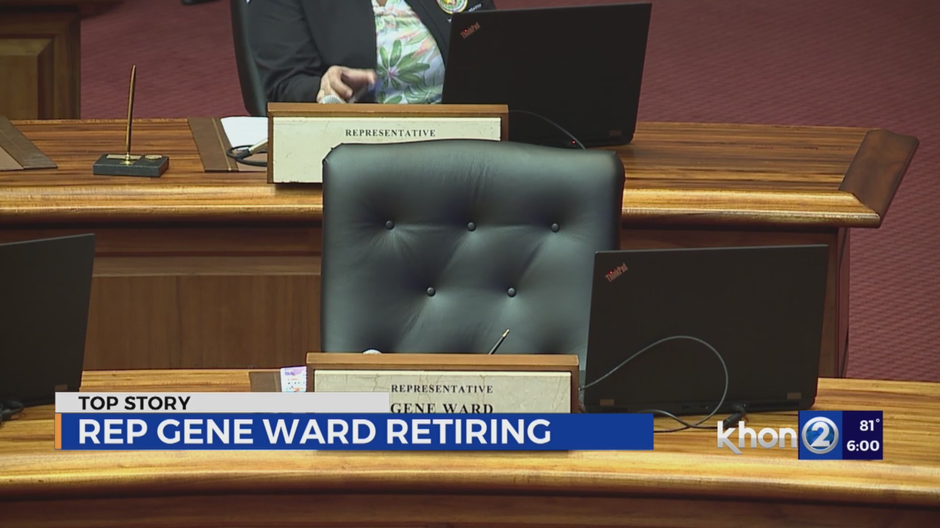 Rep. Gene Ward retires from Hawaii State House of Representatives – KHON2
